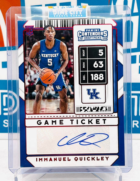 2020 Contenders Draft Pick Game Ticket Auto – Dime City Sports Cards