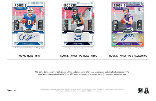 Panini Contenders 2024 Hobby Box – Dime City Sports Cards
