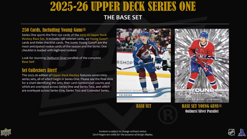 Upper Deck NHL 2025-26 Series 1 Hockey Blaster Box – Dime City Sports Cards