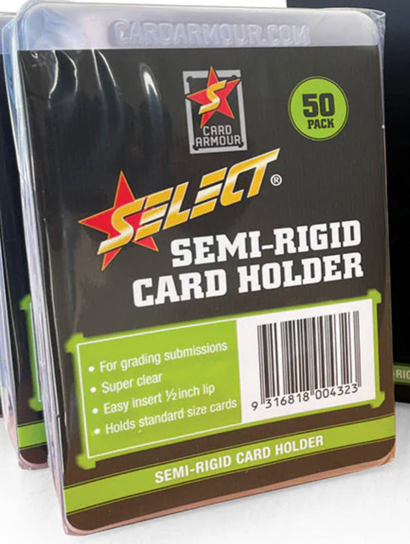 Card Armour Semi-Rigid Card Holders for Grading Submissions (50 Pack ...